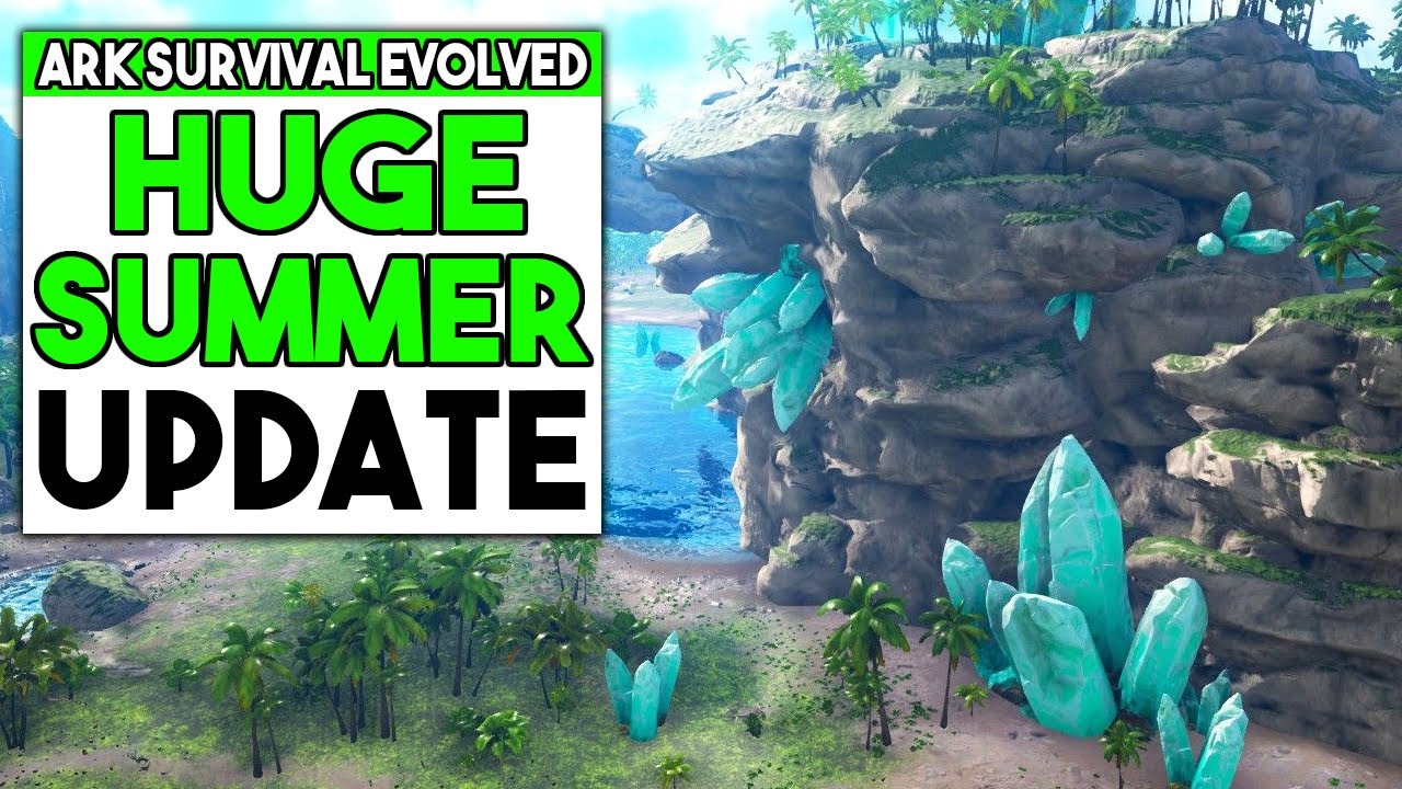 Ark Crystal Isles Update! (NEW DINOS + WYVRENS, NEW MAP, TLC 3) - YouTube