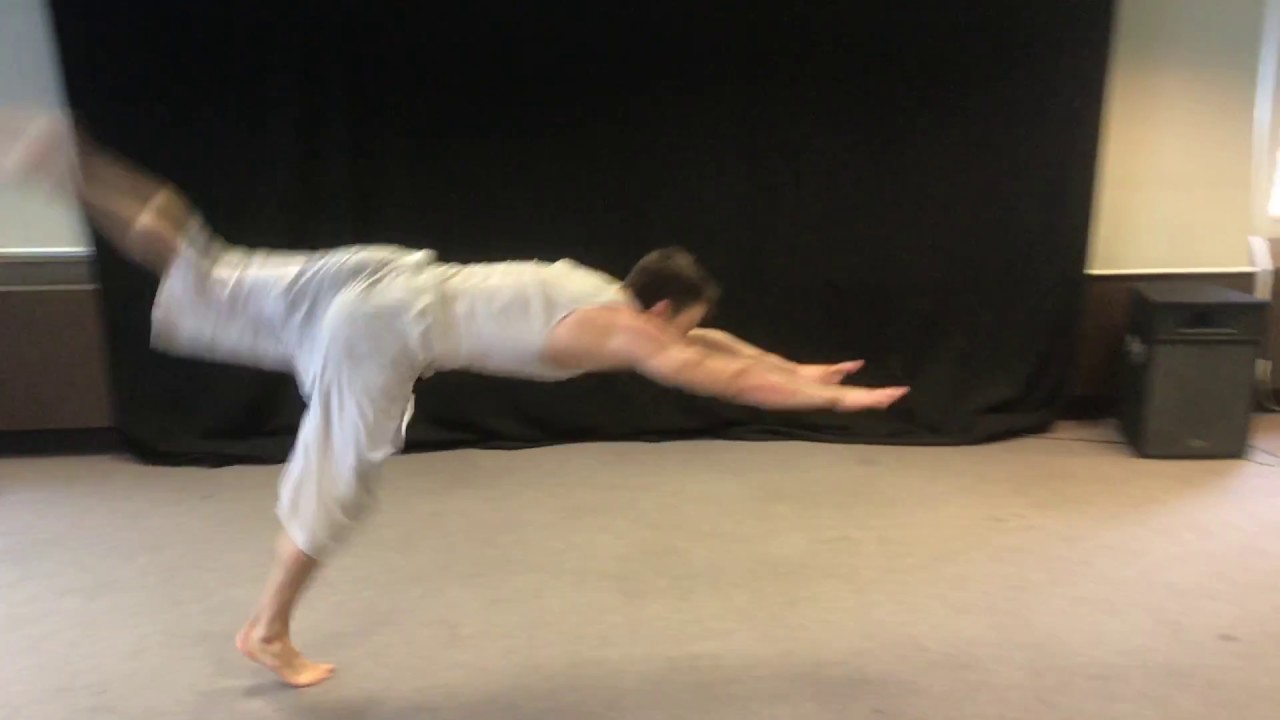 Grotowski Movements: Swan Dive Reversal Tiger Leap HARD FLOOR - YouTube