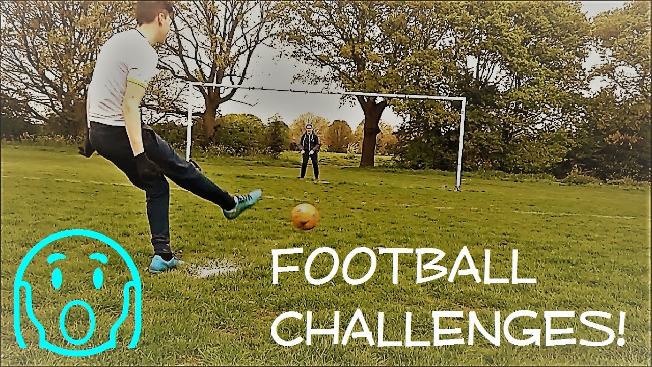 FOOTBALL CHALLENGES W/James - YouTube