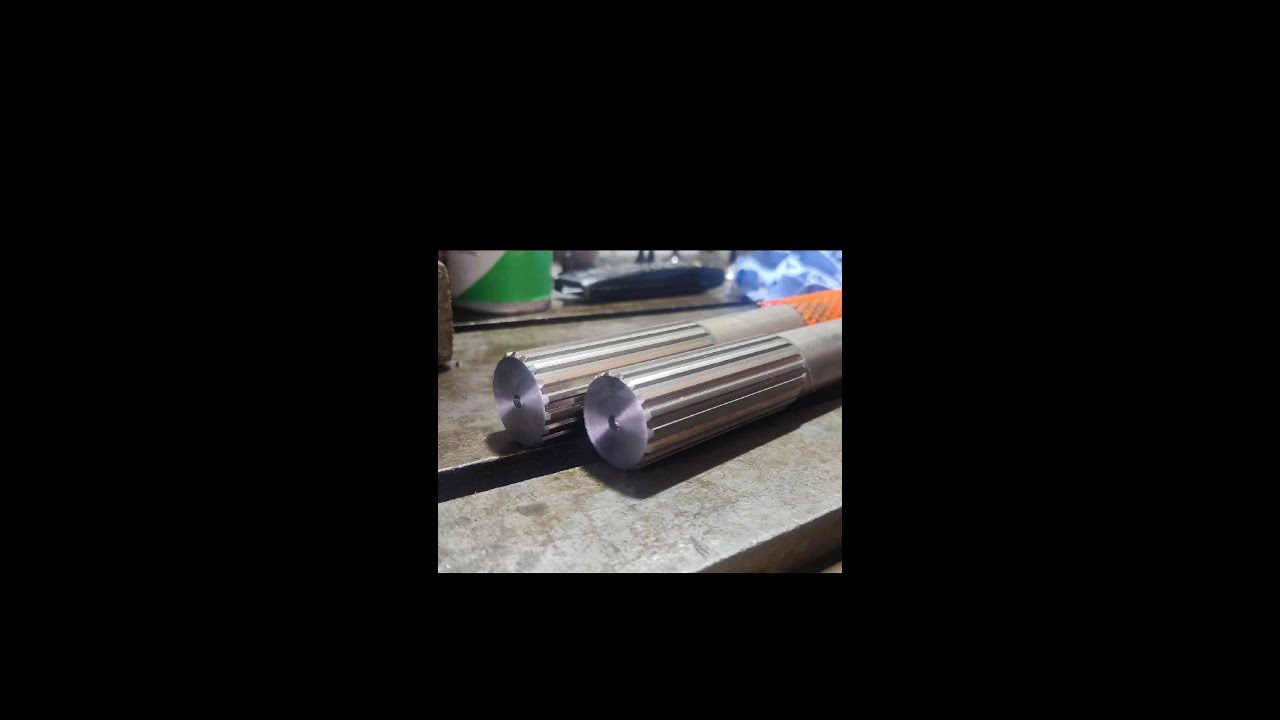 MST driveshafts .... shortening hardened splined shafts .. - YouTube