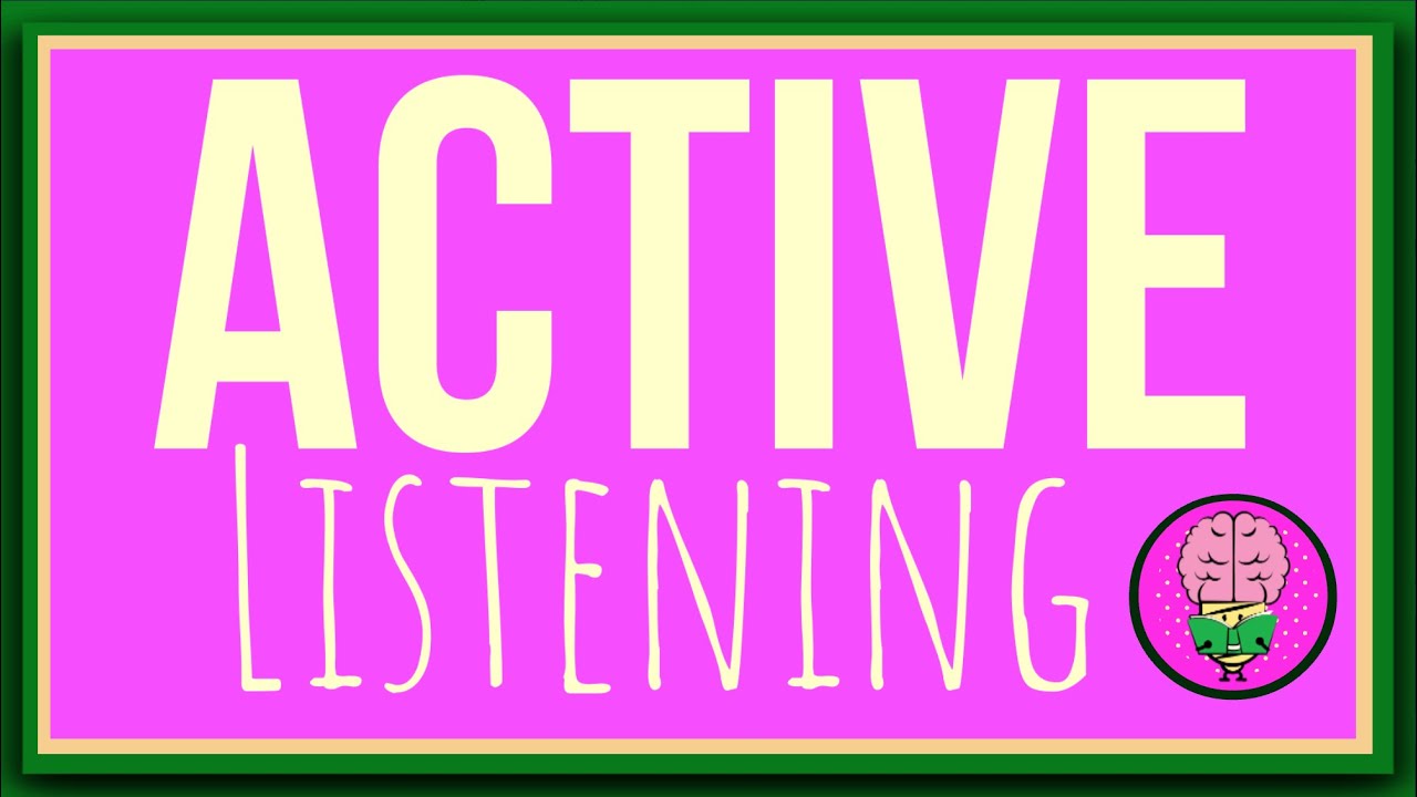 Active Listening Explained: Animated Summary - YouTube
