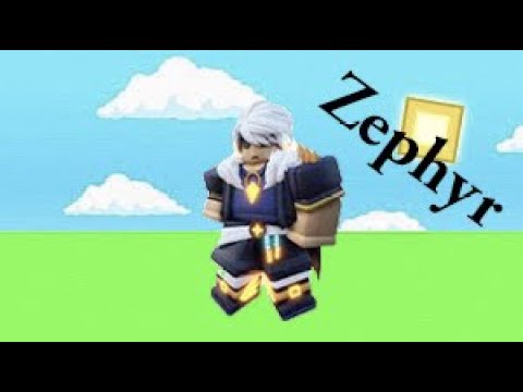 Using zephyr kit (Roblox bedwars) - YouTube