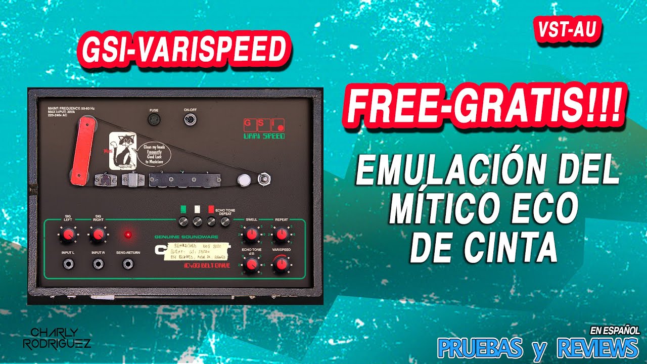 🎁GSI VARISPEED PLUGIN GRATIS QUE EMULA ECO DE CINTA🎁 (Pruebas Y Reviews ...