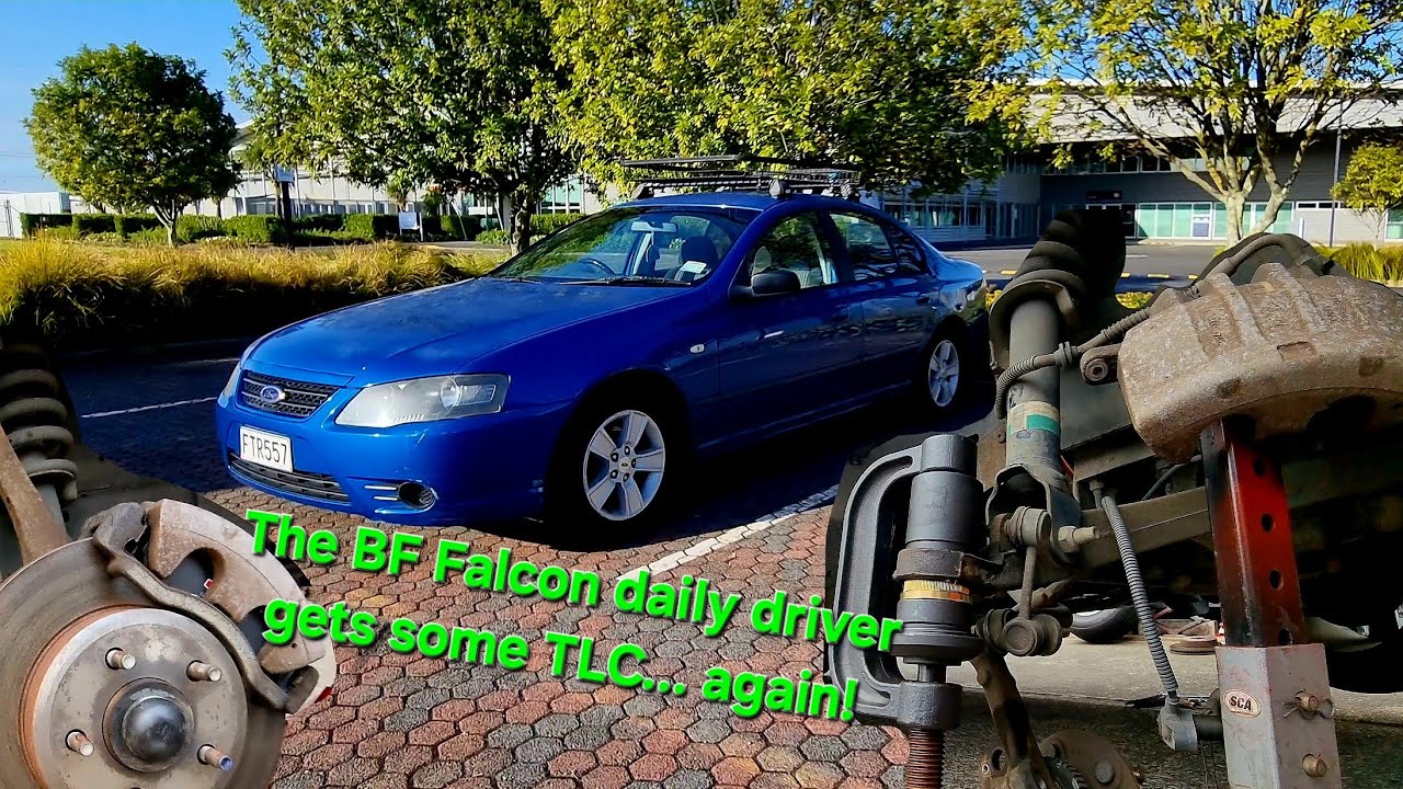 Front brakes and ball joint replacement on the Barra daily driver: BF ...