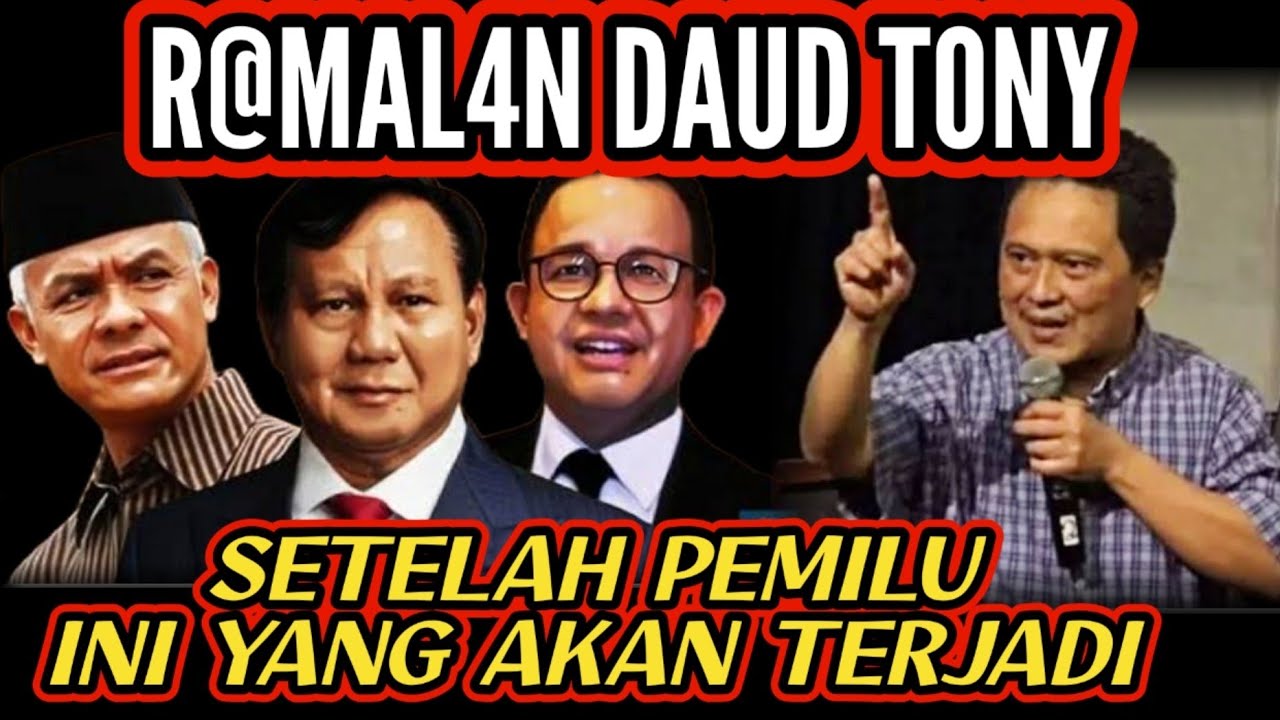 DAUD TONY BONGKAR R4HAS1A AGAR BISA LEWATI MASA KR1SIS GL0BAL SETELAH ...
