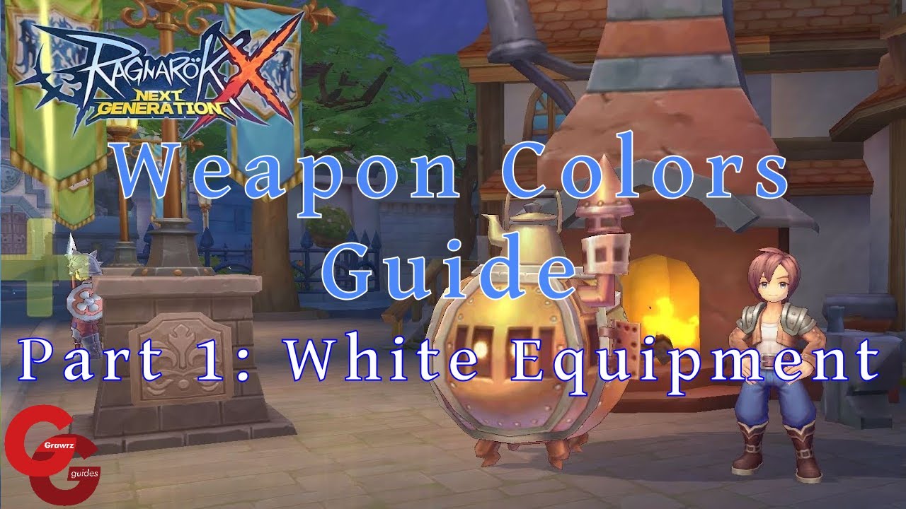 [ROX] Weapon Colors Guide Part 1: White Equipment - YouTube