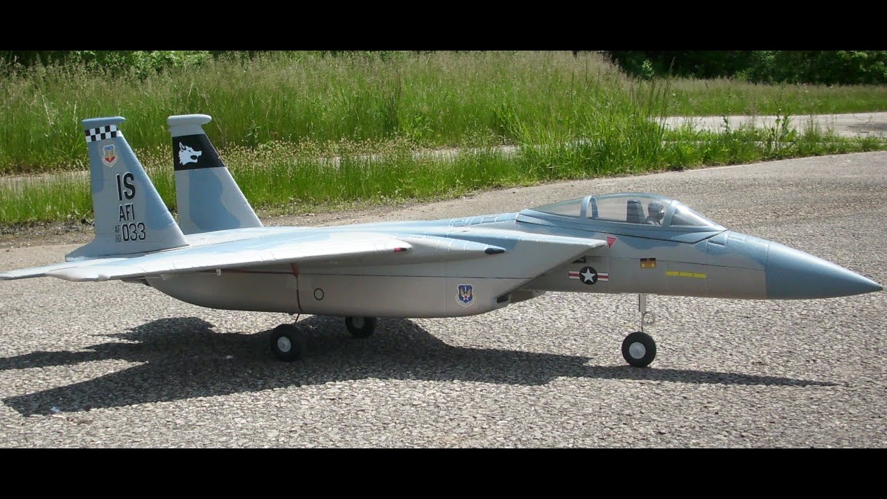 FMS Awesome F 15 Eagle 64 mm EDF - YouTube