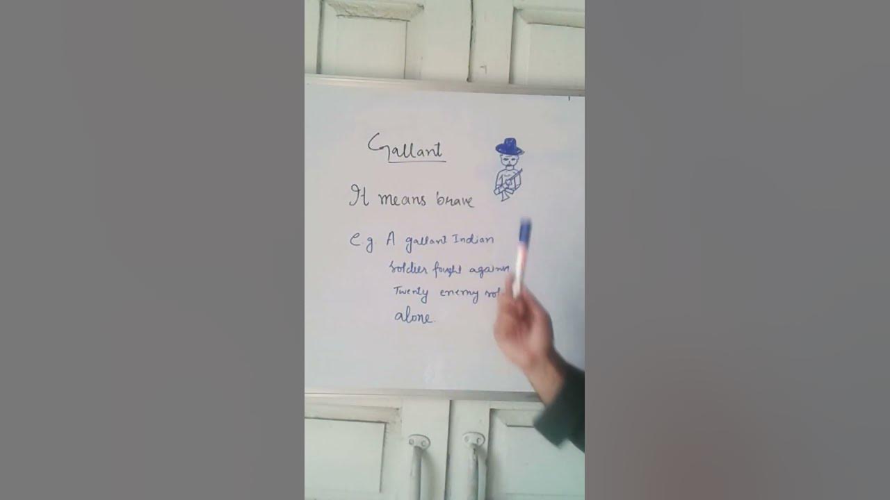 Gallant Meaning In English YouTube gallant-meaning-in-english-youtube