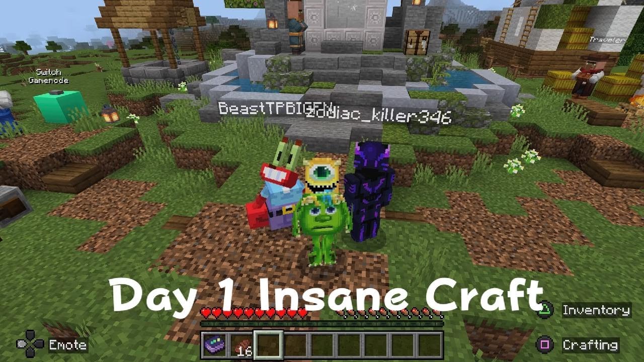 Insane Craft Let's Play #1 - YouTube
