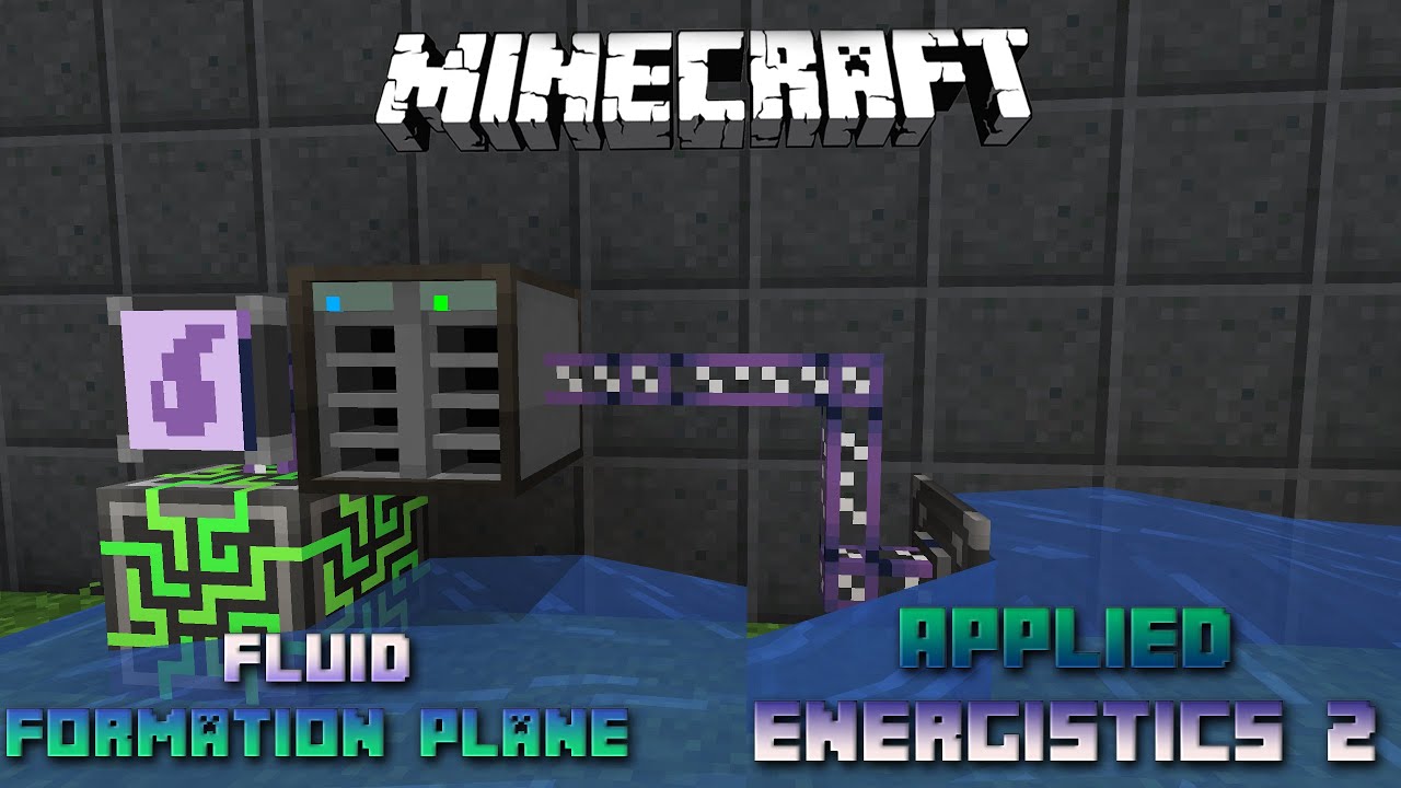 Fluid Formation Plane 📀 Minecraft Applied Energistics Tutorial 1.16.5 📀 ...