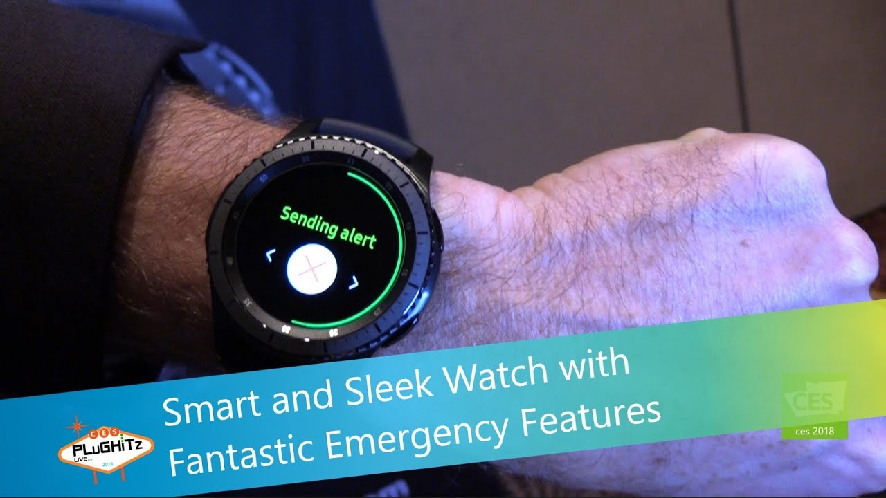 Smart and Sleek Watch with Fantastic Emergency Features @ CES 2018 ...