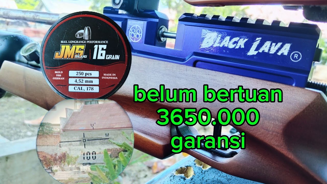 TES AKURASI BLACK LAVA DI JARAK 100 METER LARAS LOKAL SLUG ANGKRANG ...