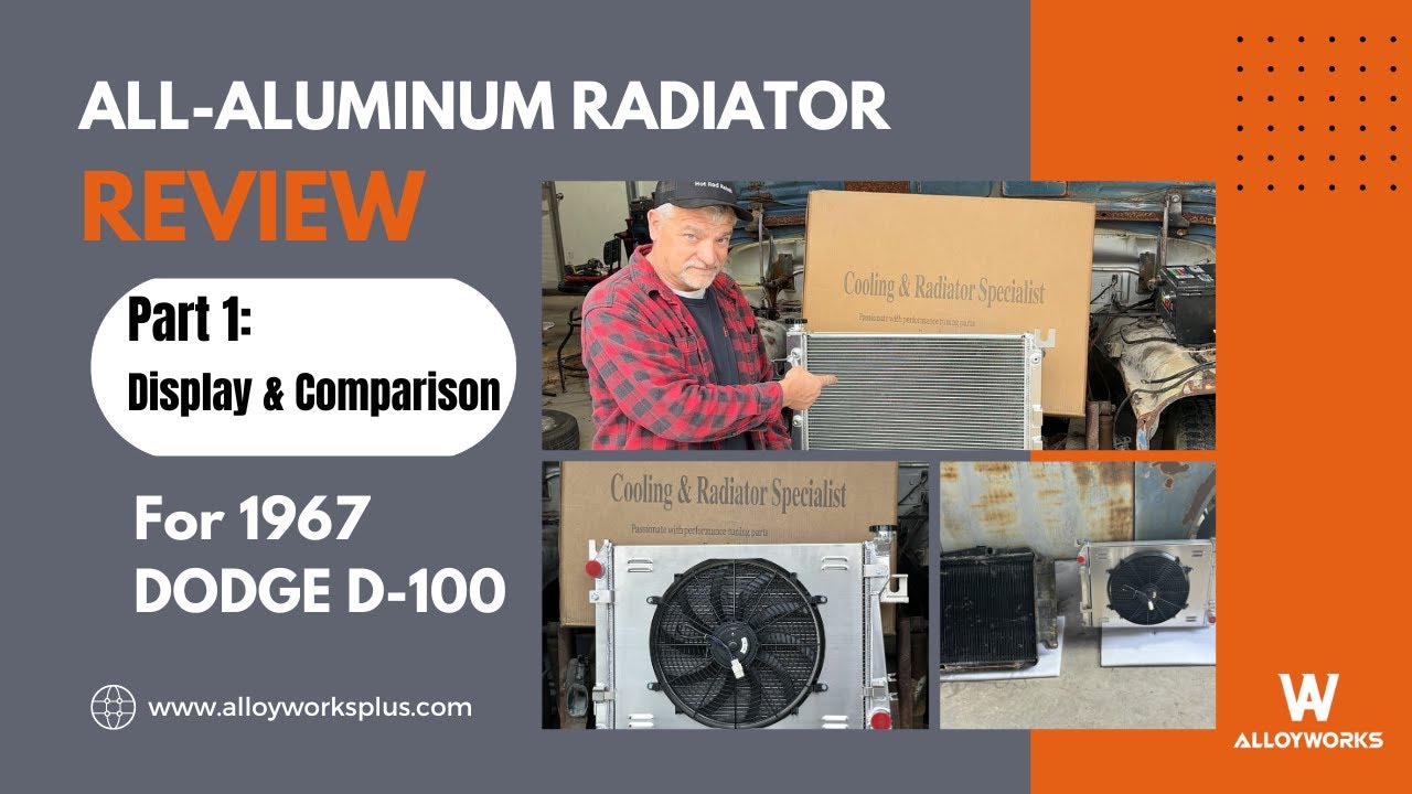 1967 Dodge D100 Radiator Review | Display & Comparison | Alloyworks ft ...