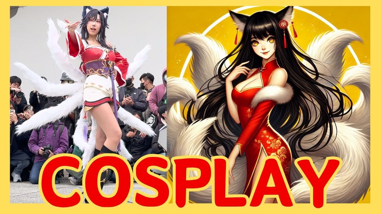 Cosplay 4k Stunning Nine Tailed Fox Anime Expo Visuals 美しすぎる九尾狐が降臨 4707
