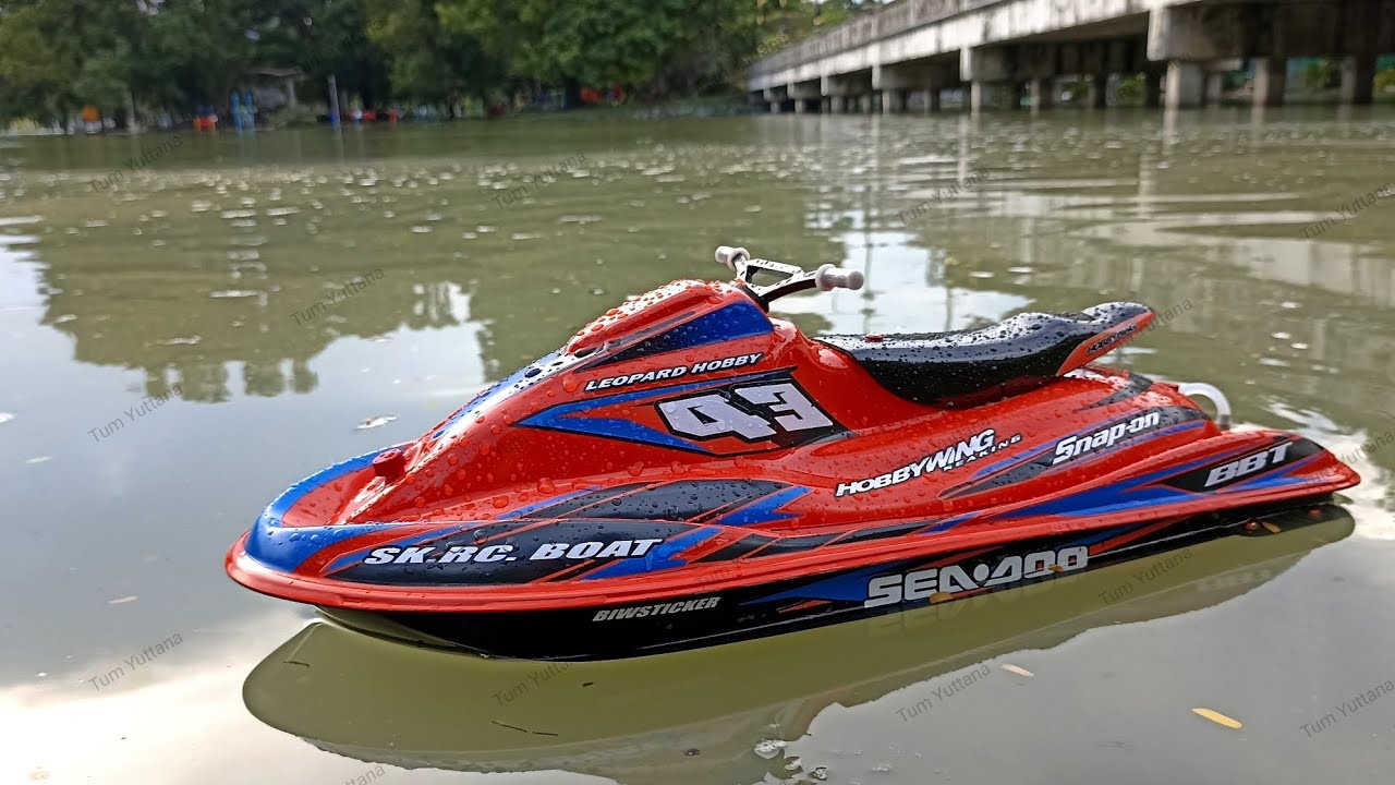 Jetski SK.RC. Seaking 120A_Leo 2860 3400kv_DXF 3S 100c_71 km/h - YouTube