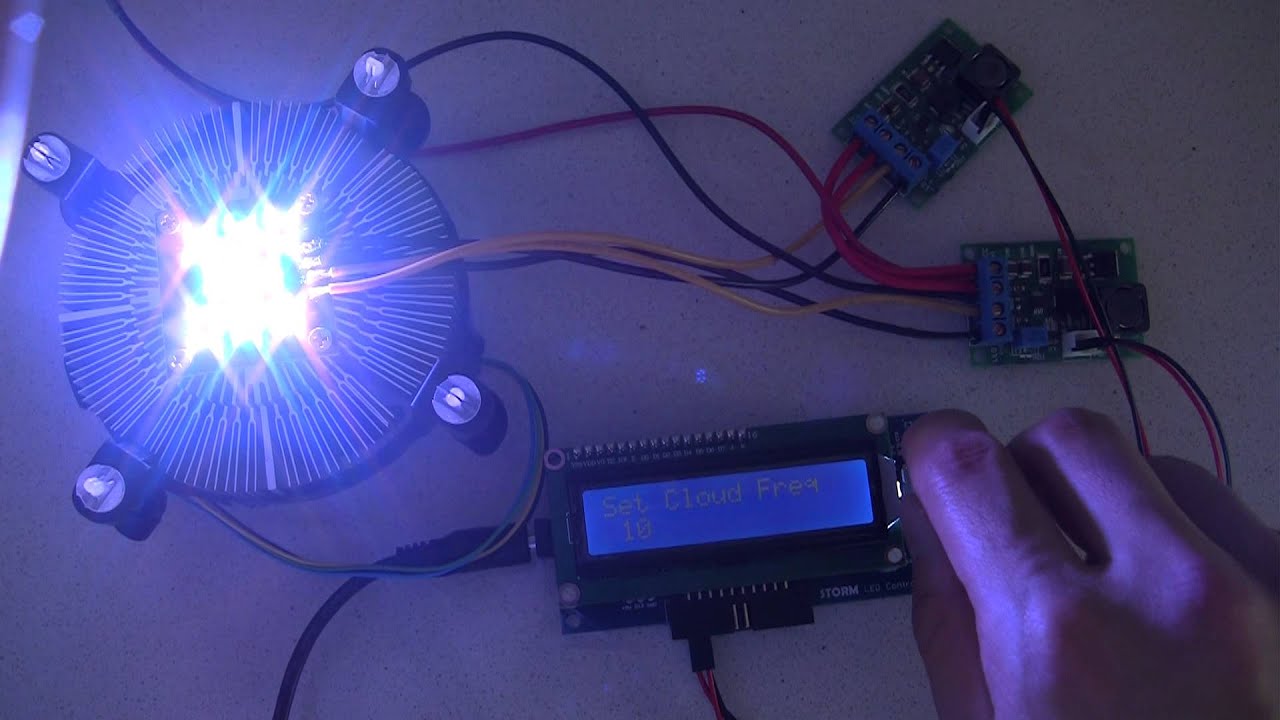 Coralux Storm LED Controller & Nano Box Reef LED - YouTube