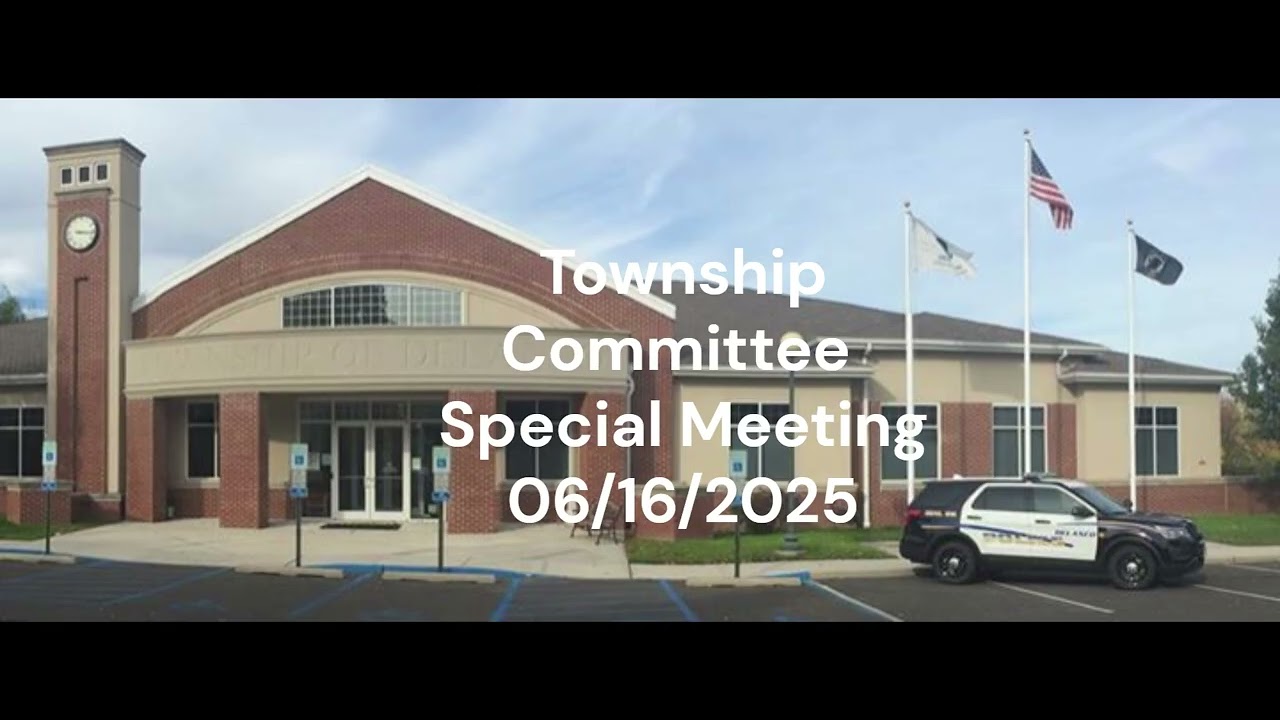 Township Committee Special Meeting -6/16/2025 - YouTube