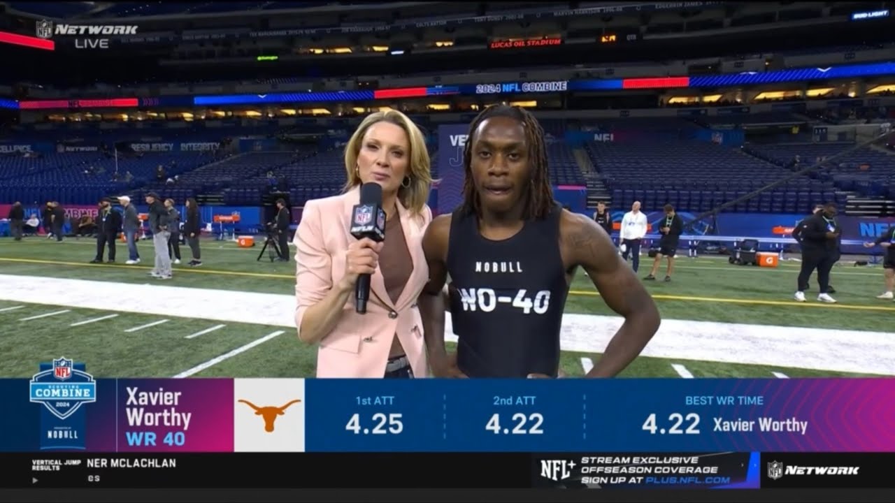 Xavier Worthy breaks the 40 yard dash record NFL Combine 2024 with 4.21 ...