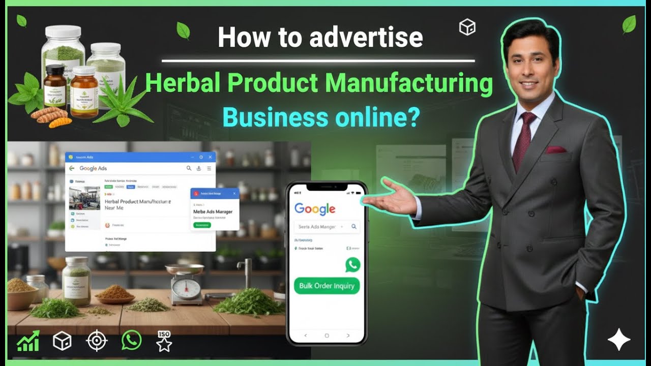 How to run Facebook ads for Herbal Product Manufacturing Business ...