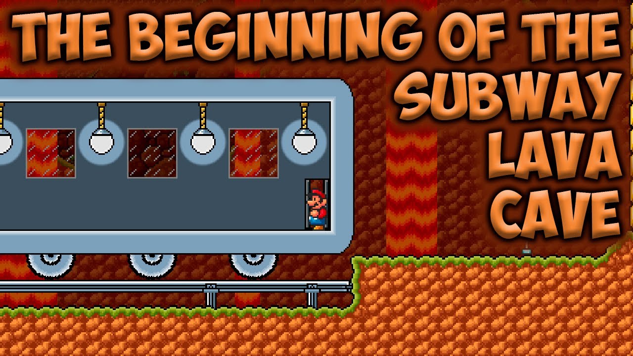 SMBX Custom Level • The Beginning of the Subway Lava Cave - YouTube