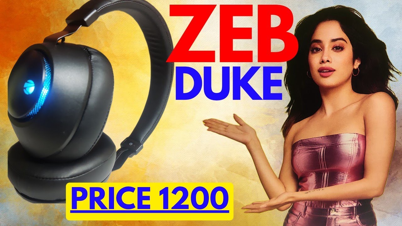 Zebronics Zebduke wireless headphone unboxing and review 🔥🔥 ZEB DUKE ...