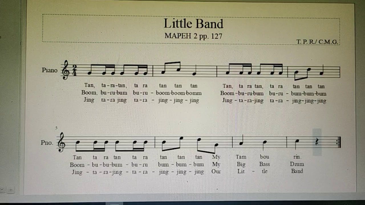 #10- Little Band // Grade 4 - YouTube