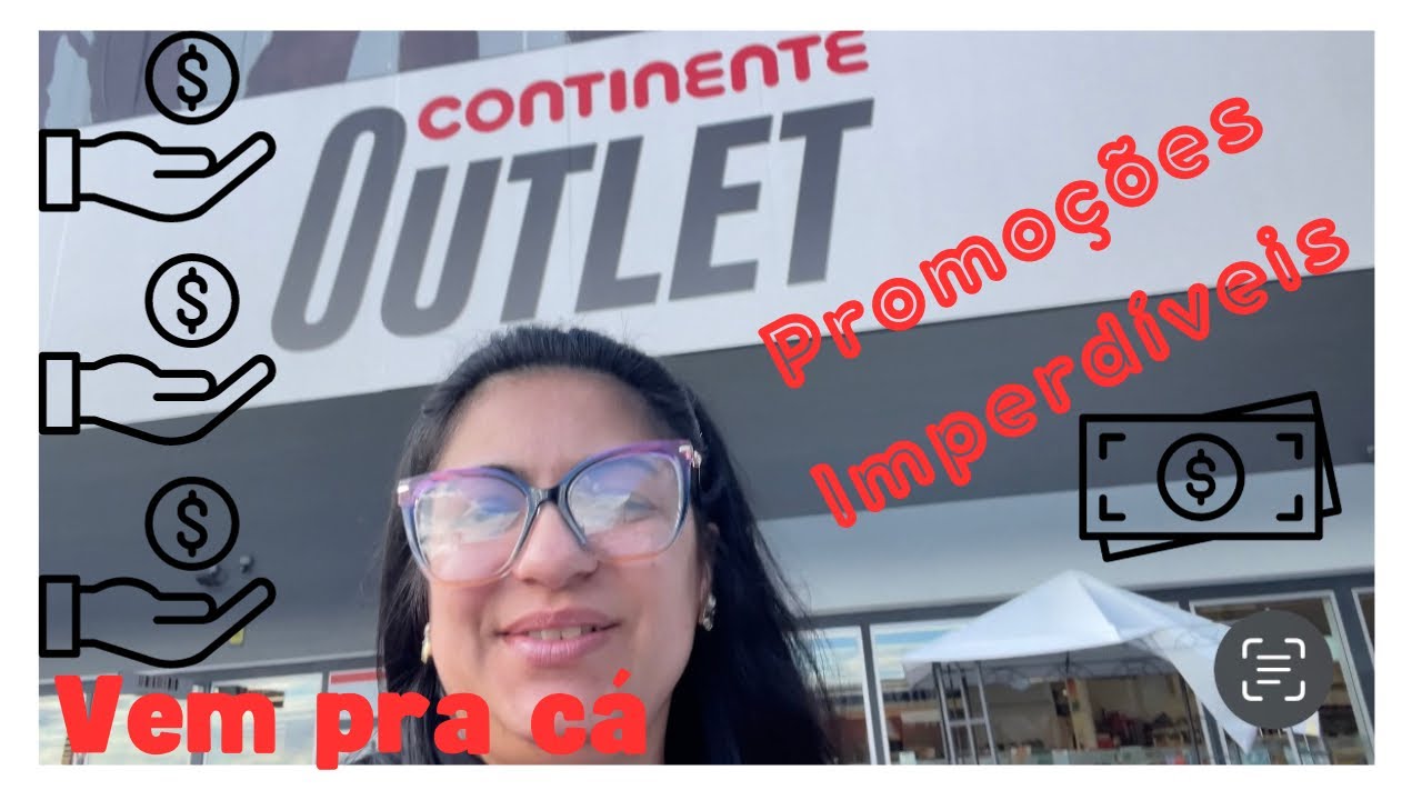 Continente Outlet | Promoções Imperdíveis | Venha conferir - YouTube