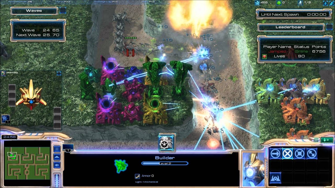 Starcraft 2 Rage TD Custom map G3 - YouTube