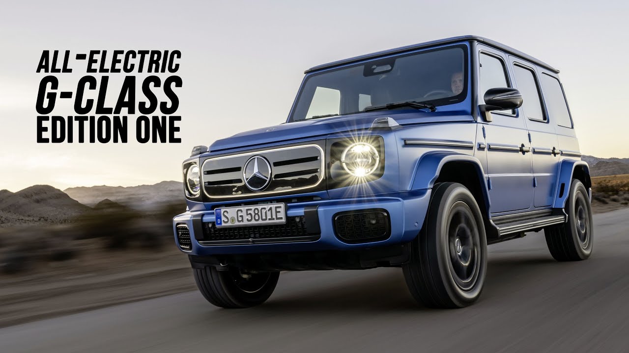 New Electric Mercedes G-Class (G580) EDITION ONE: A Distinctive Special ...