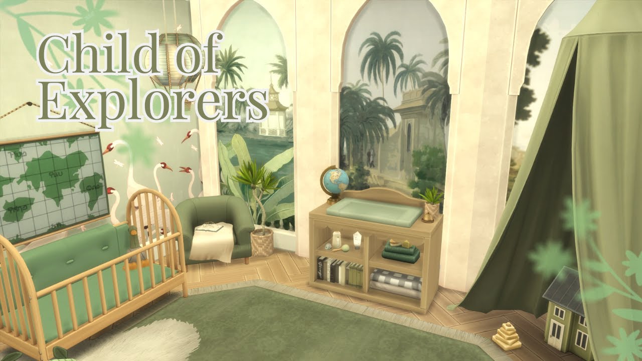 The Sims 4 Child of Explorers CC-Build - YouTube