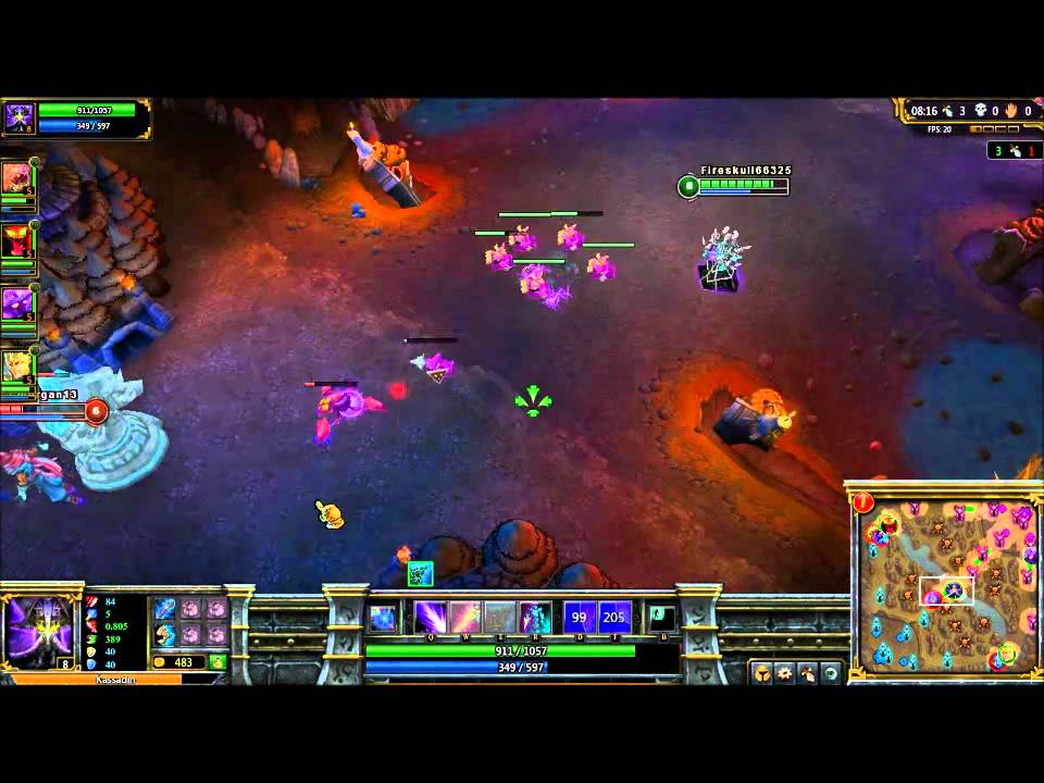 LoL Showcase #1 - Laning Phase (Mid) Kassadin - YouTube