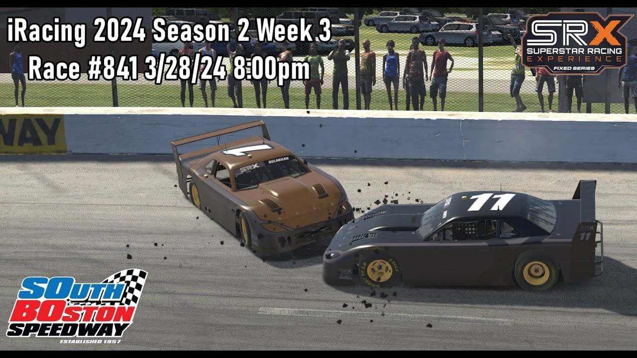 Single Split Survival - iRacing SRX Series South Boston Speedway 2024 ...
