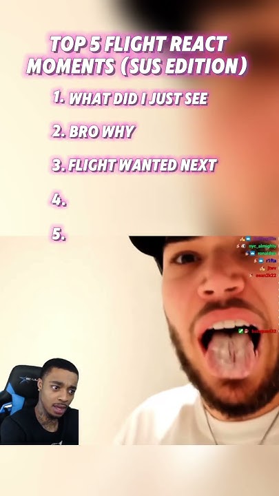 Top 5 Flight React Moments (Sus Edition) #top5 #flightreacts #adinross ...