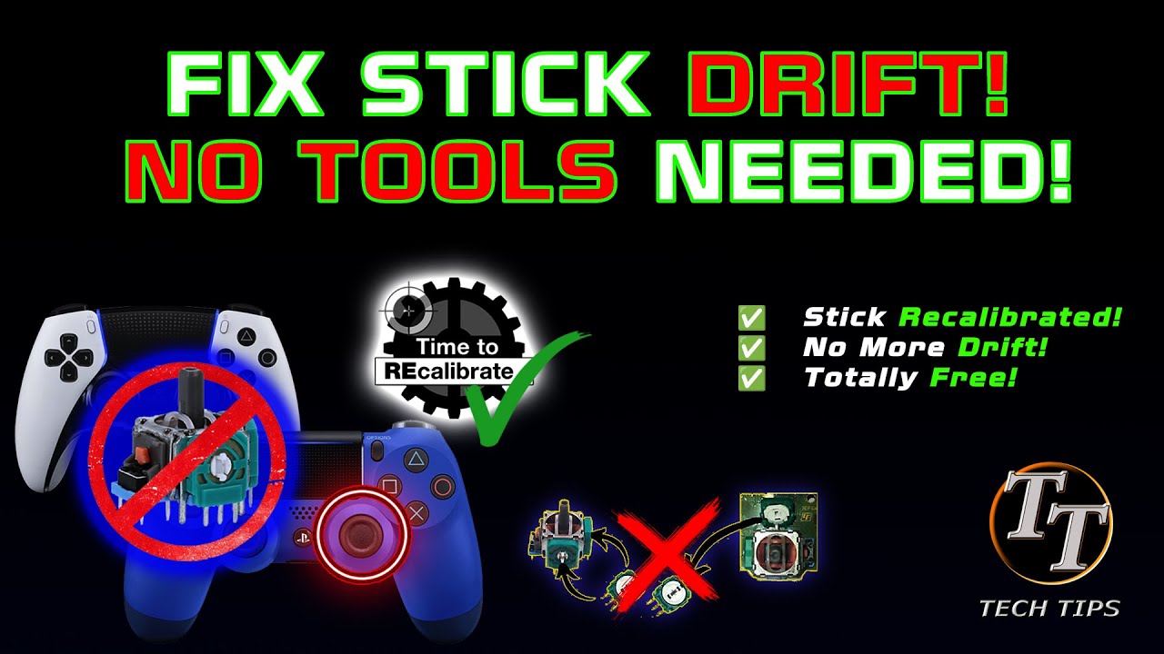 Fix Stick Drift WITHOUT Replacing Analog Stick | Easy Calibration ...