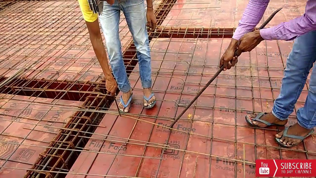 How to Check Slab Steel Reinforcement | slab steel process | Design of ...