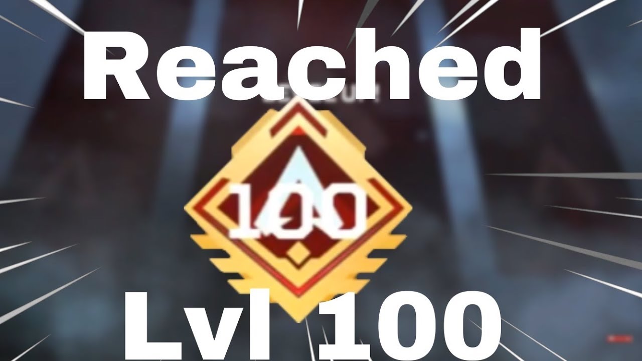 REACHING LEVEL 100 IN APEX LEGENDS - YouTube