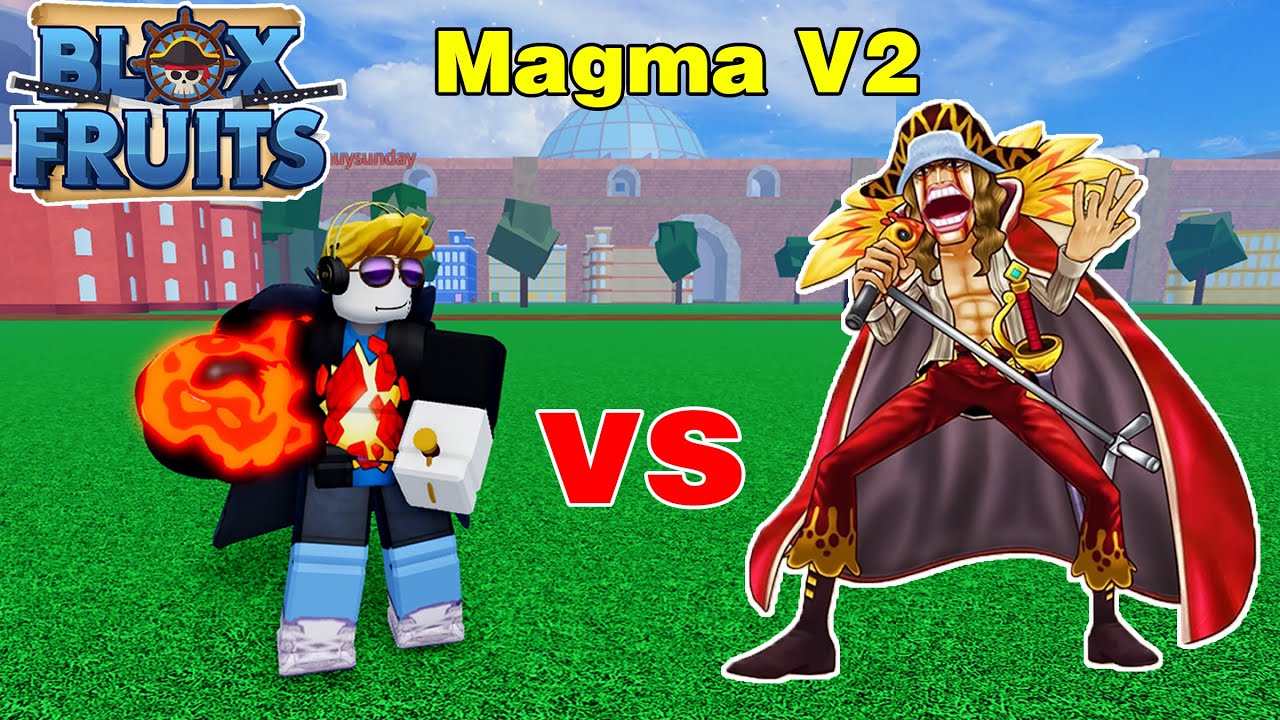 Mình Đã Thức Tỉnh Full Chiêu Magma V2 Dame To Nhất || Trong Blox Fruit ...