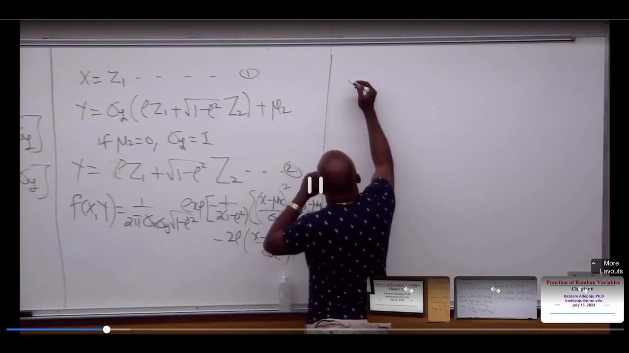 Function of Random Variables Part 1 - YouTube