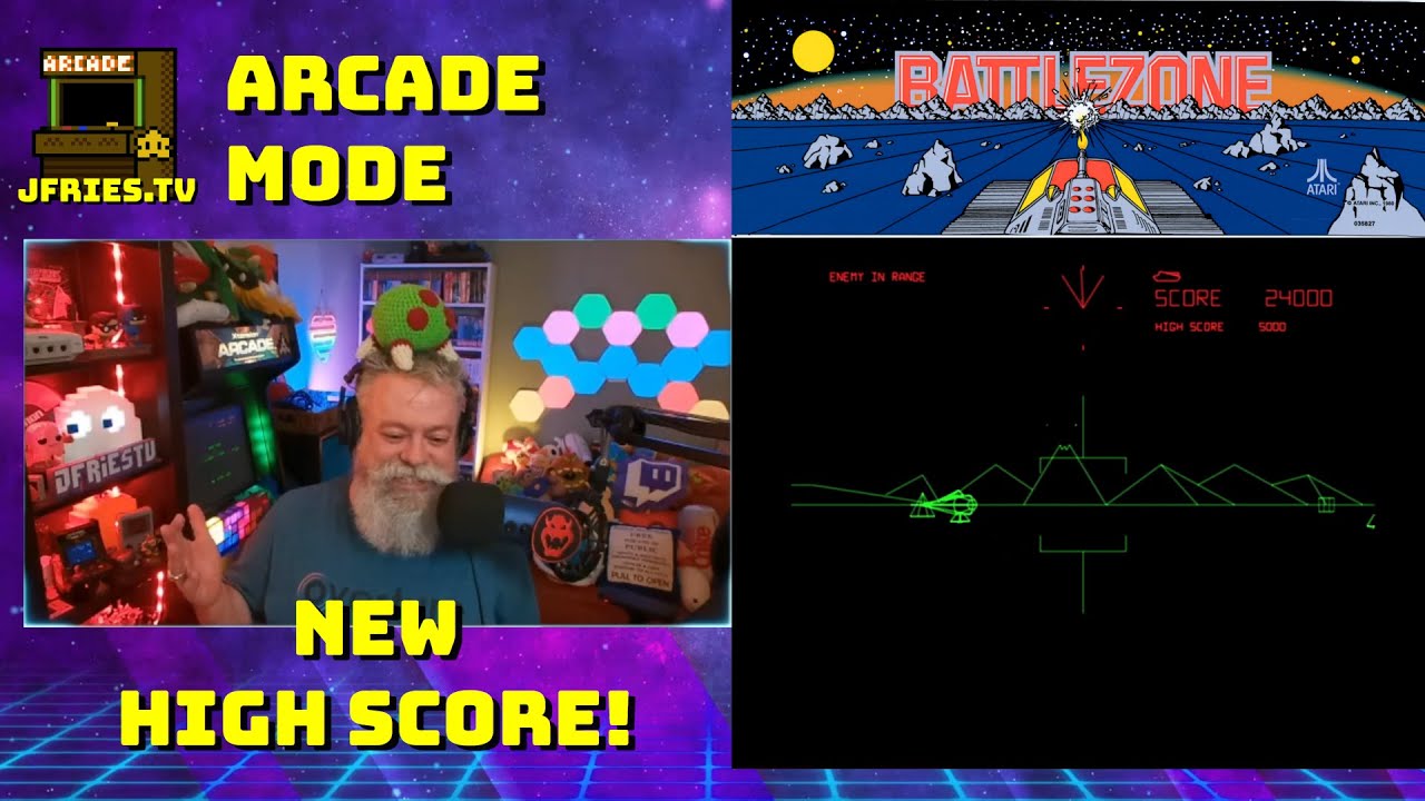 Highlight: Arcade Mode - Battlezone - New High Score! - 24000 - YouTube