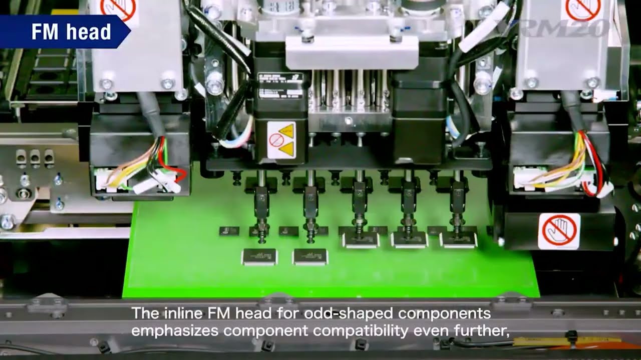 YAMAHA SMT flexible mounting head - the FM head is for large and odd ...