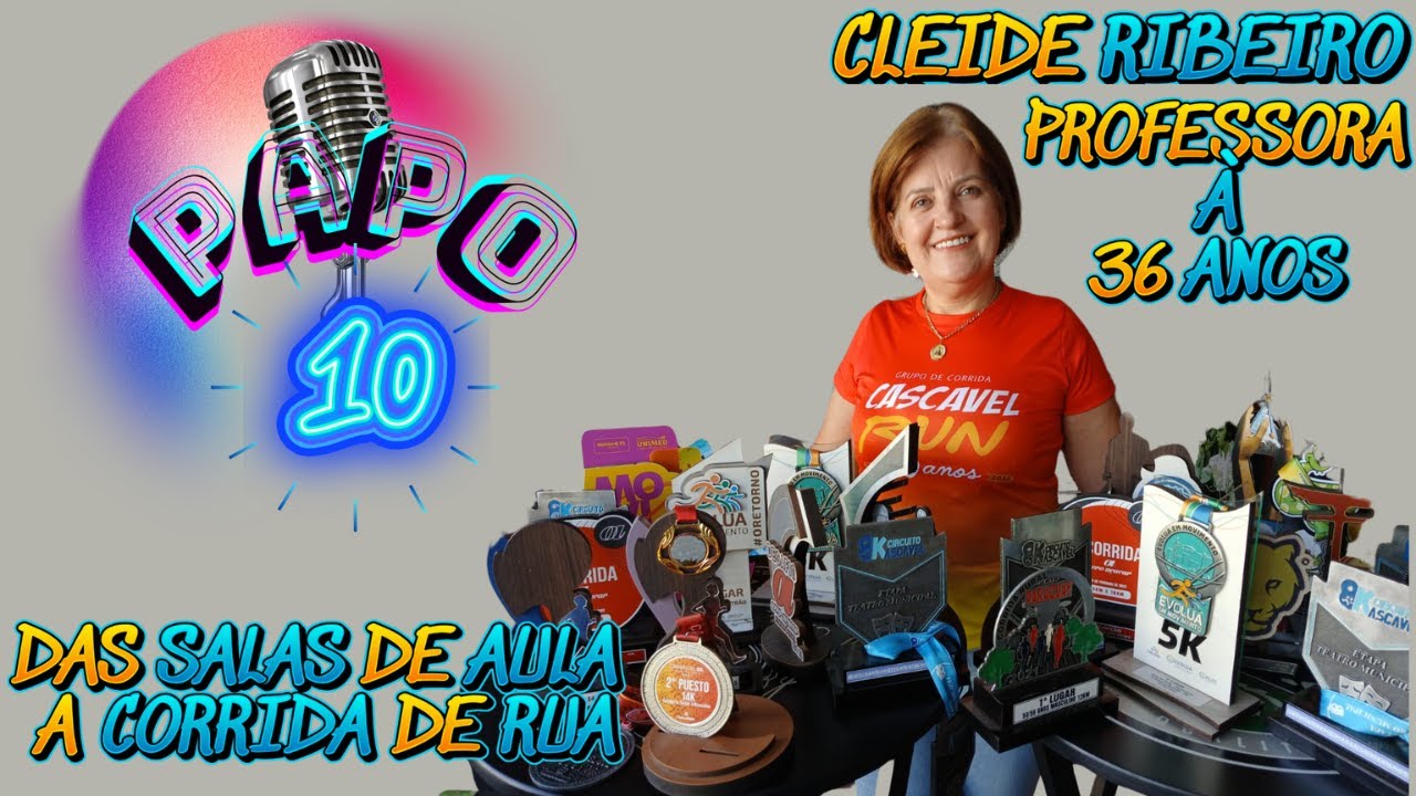 PAPO 10 COM CLEIDE RIBEIRO - PROFESSORA À 36 ANOS DAS SALAS DE AULA A ...