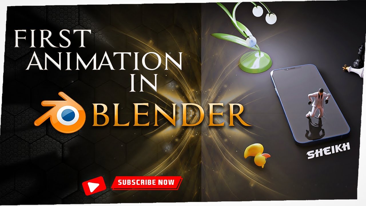 YOUR FIRST 3D ANIMATION IN BLENDER | CHARACTER DANCING IN WATER # ...