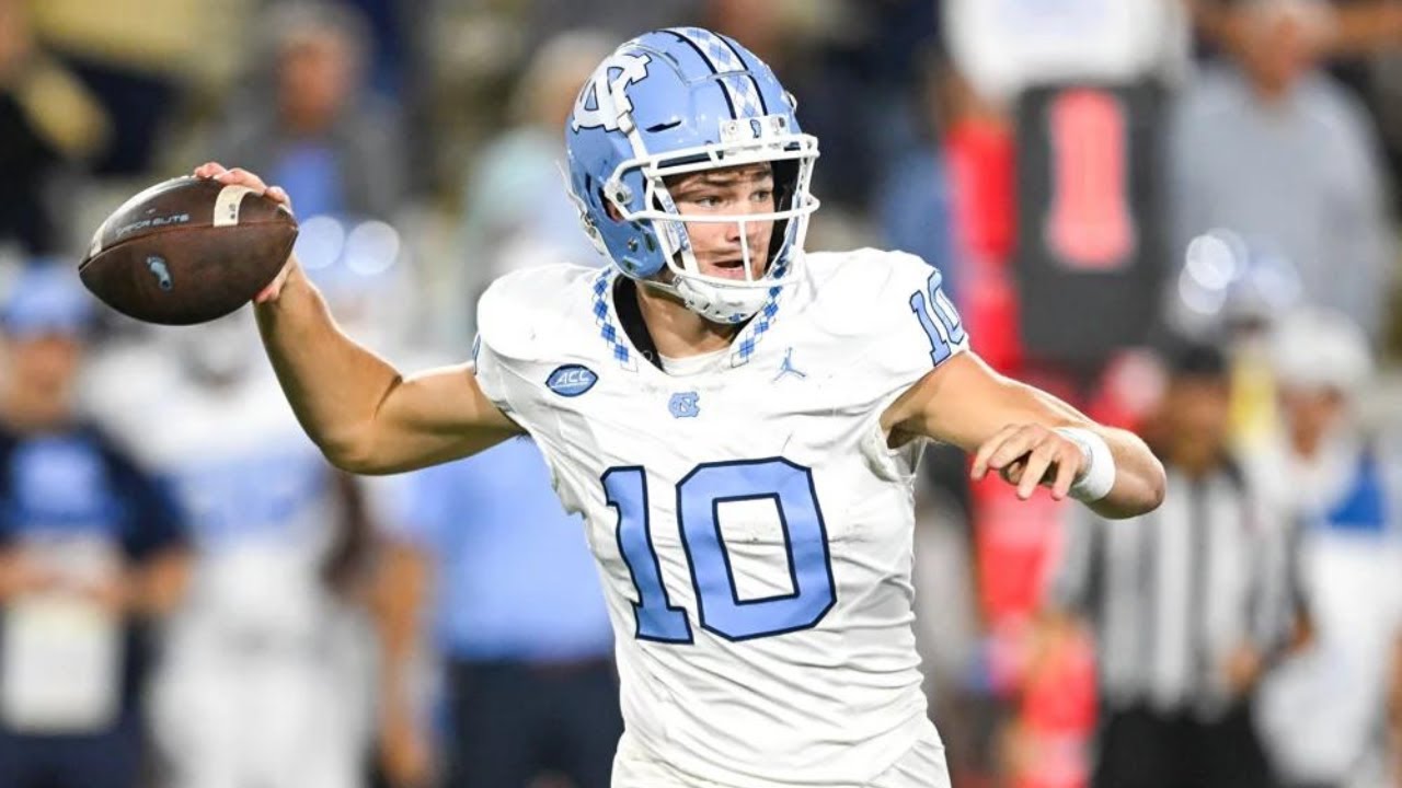 Drake Maye || North Carolina Tar Heels Quarterback || 2023 Sophomore ...