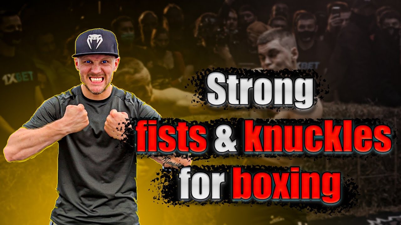 How to make strong fists. Boxing training. Boxing exercises for fists ...