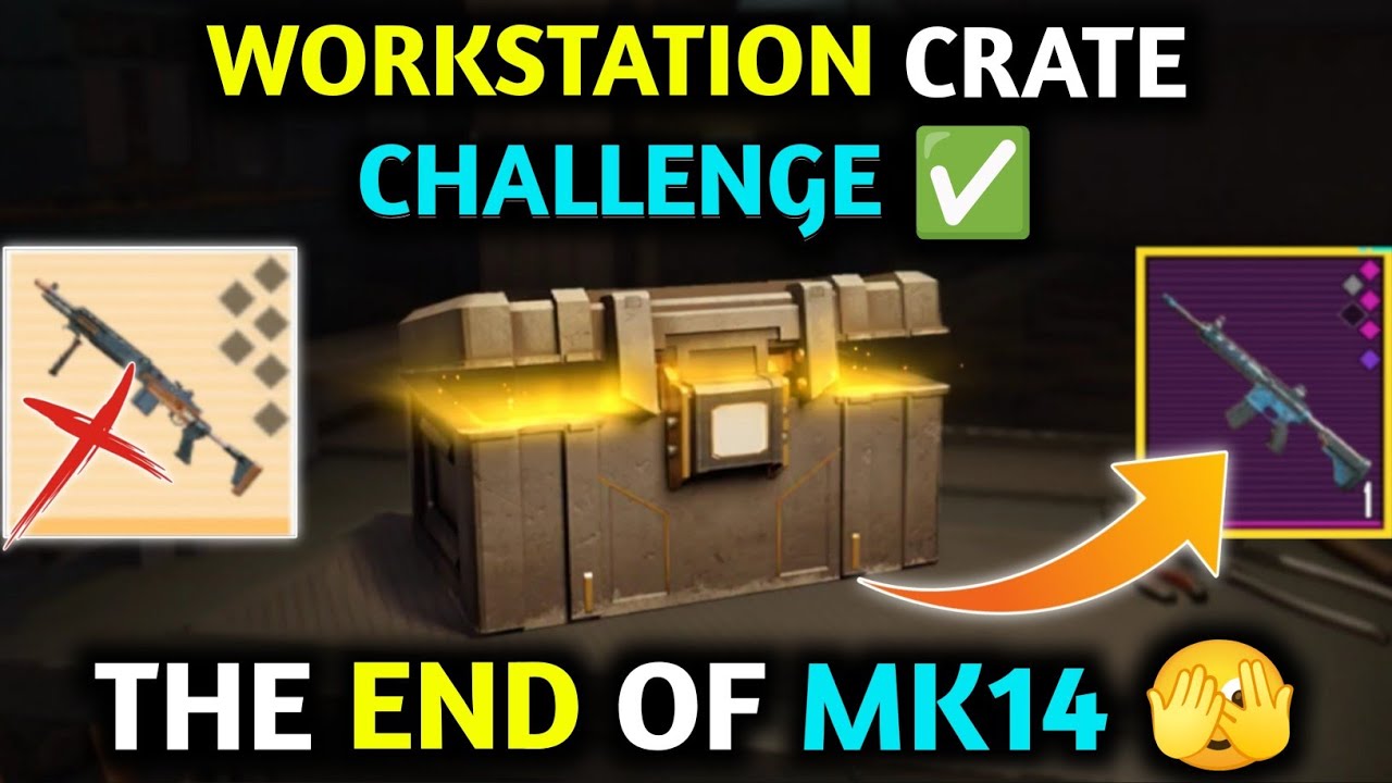 WORKSTATION CRATE CHALLENGE 😈 PUBG METRO ROYALE - YouTube