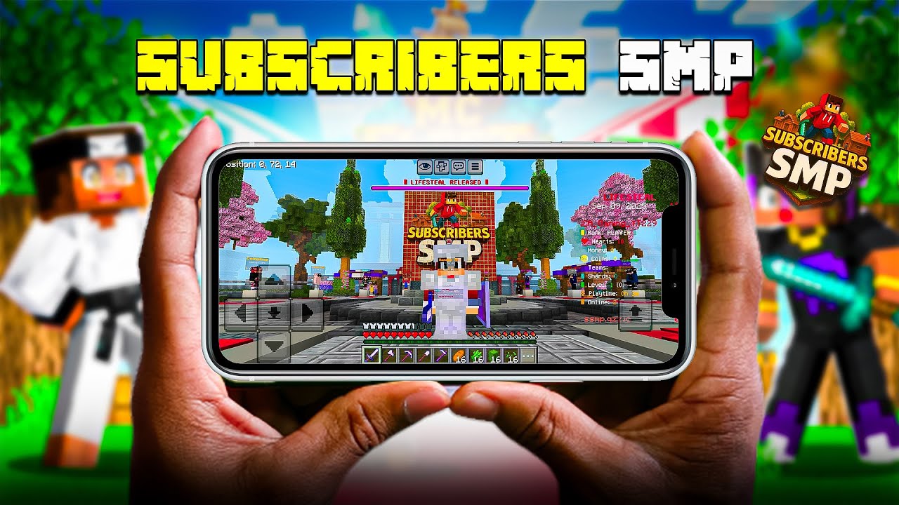HOW TO JOIN SUBSCRIBERS SMP JAVA+PE 24/7 MINECRAFT SERVER - YouTube