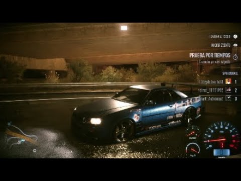 Batiendo records con el R34 Nissan en el nfs 2015 - YouTube