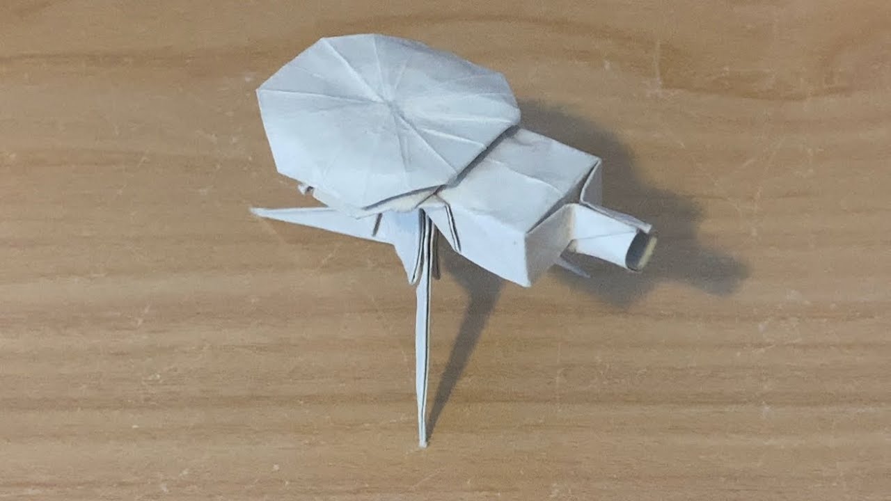 Origami TF2 Sentry Turret Tutorial - YouTube