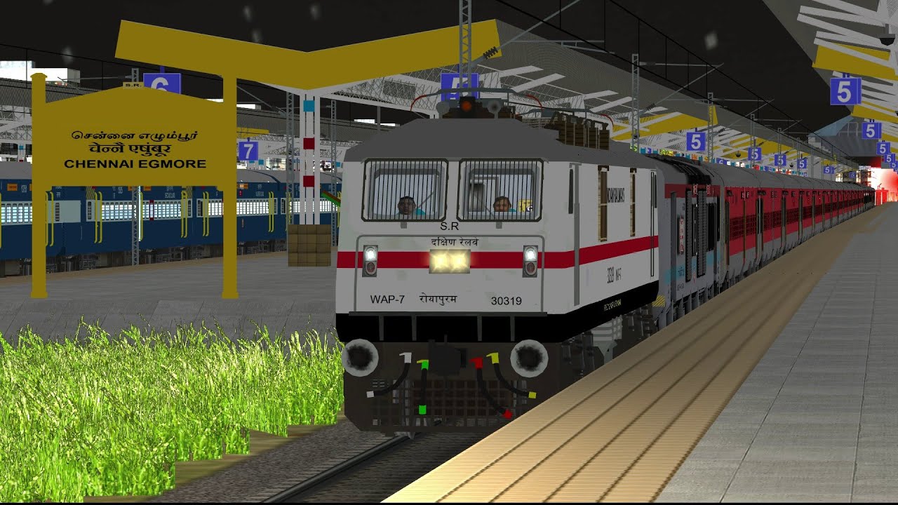 12661 Pothigai Super Fast Express Depart from Chennai Egmore | MSTS ...