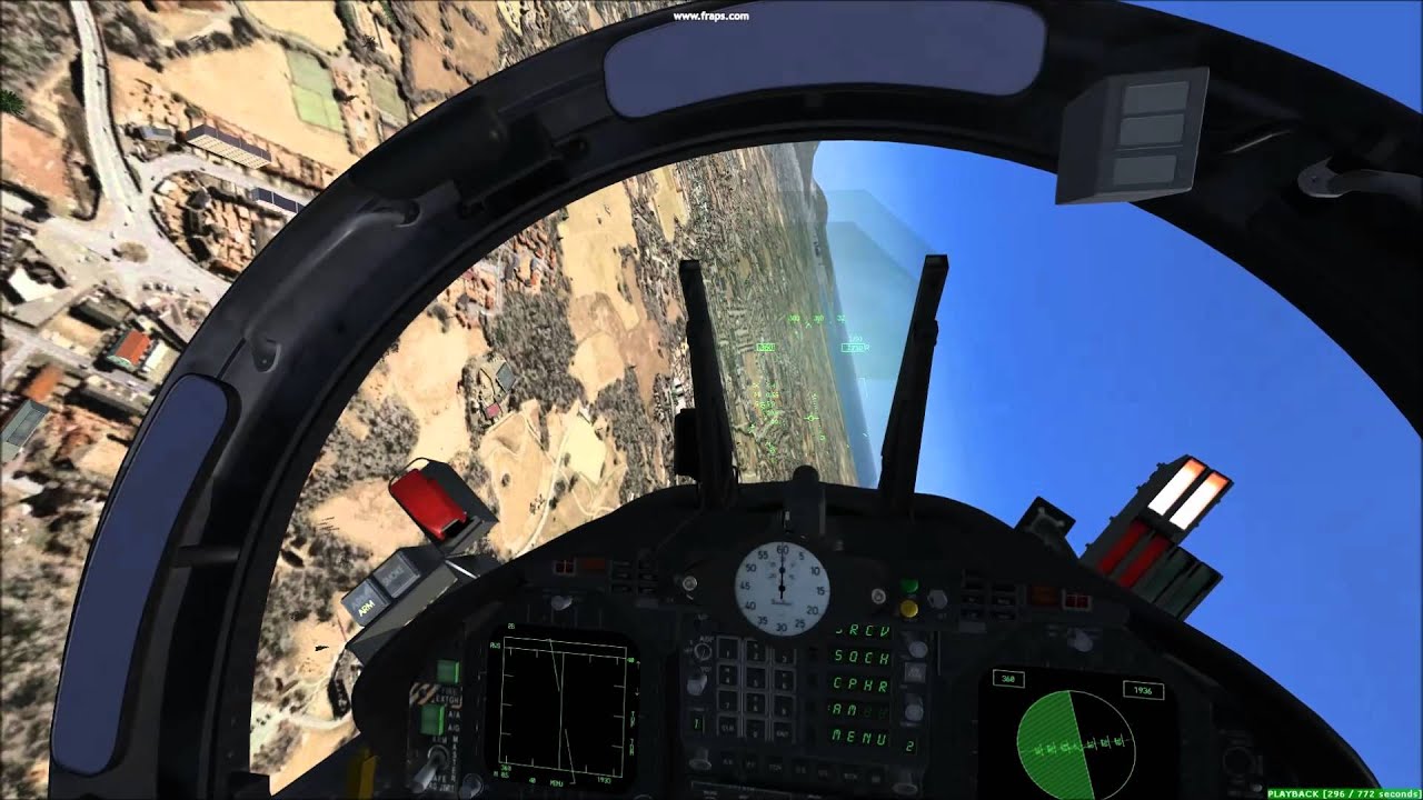 FSX F-18 Solo Display (Blue Angels Number 8) - YouTube